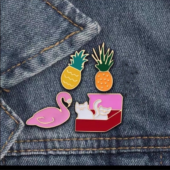 Accessories | New 4 Piece Enamel Pin Set | Poshmark